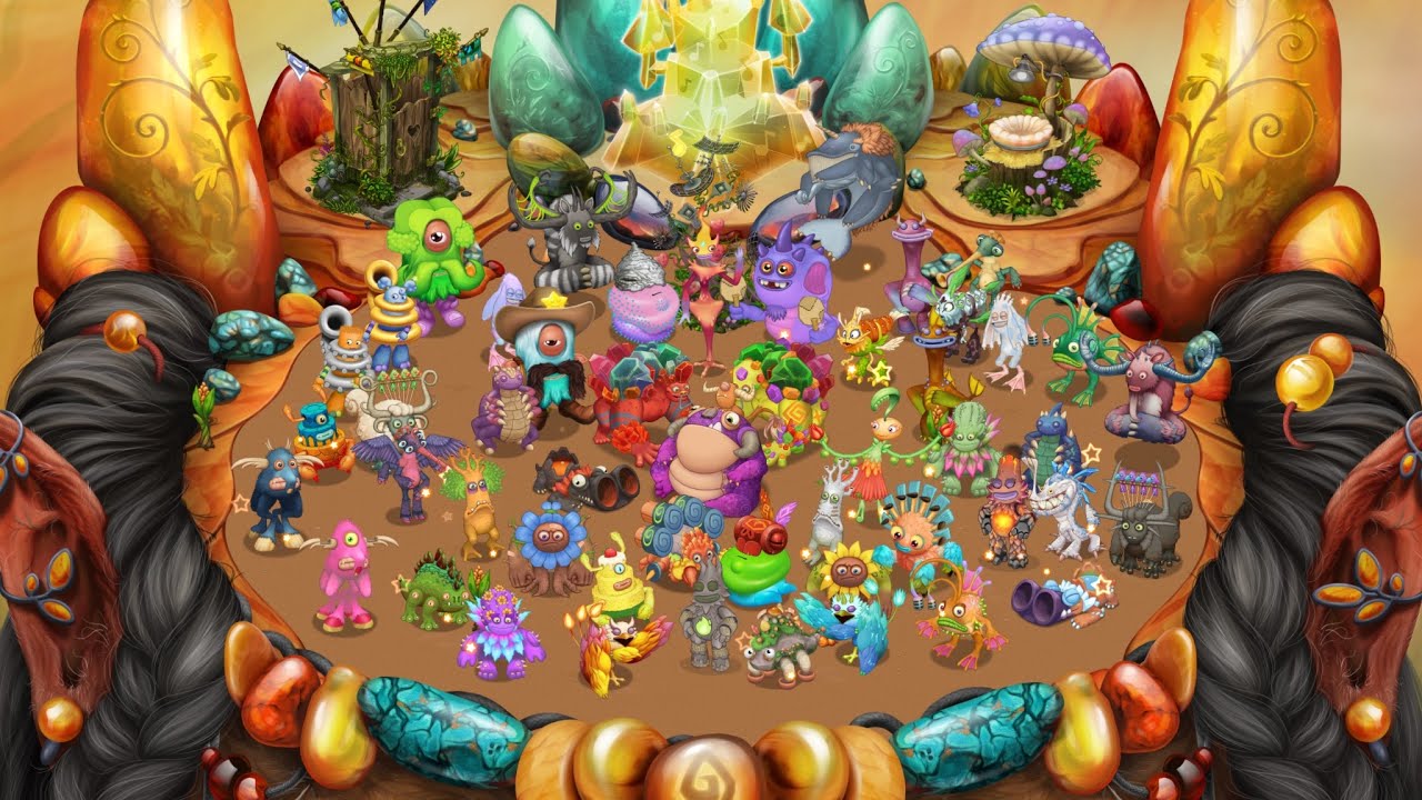 My Singing Monsters - Amber Island Full Song (Drummidary/Rare Krillby ...