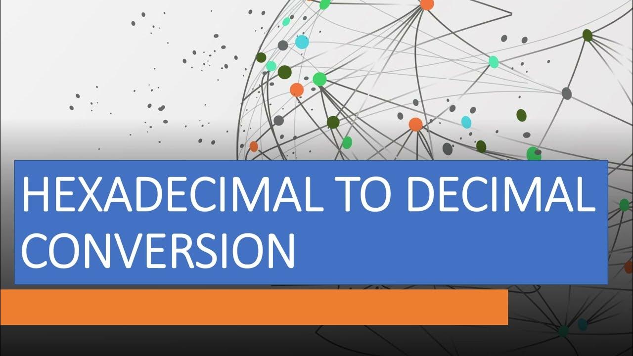 HEXADECIMAL TO DECIMAL CONVERSION || DIGITAL LOGIC DESIGN || DIGITAL ...