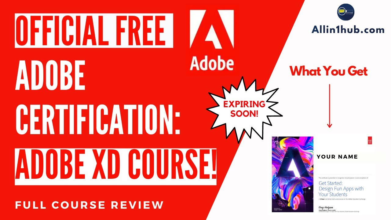 This is the most Popular Course of 2021 | Adobe Xd Free Certification ...