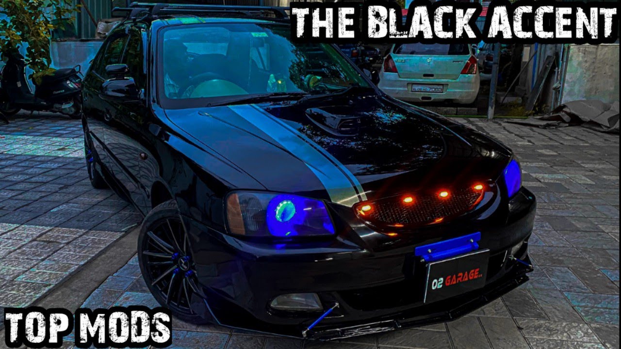 Accent Modified to stealth look ⬛ - YouTube