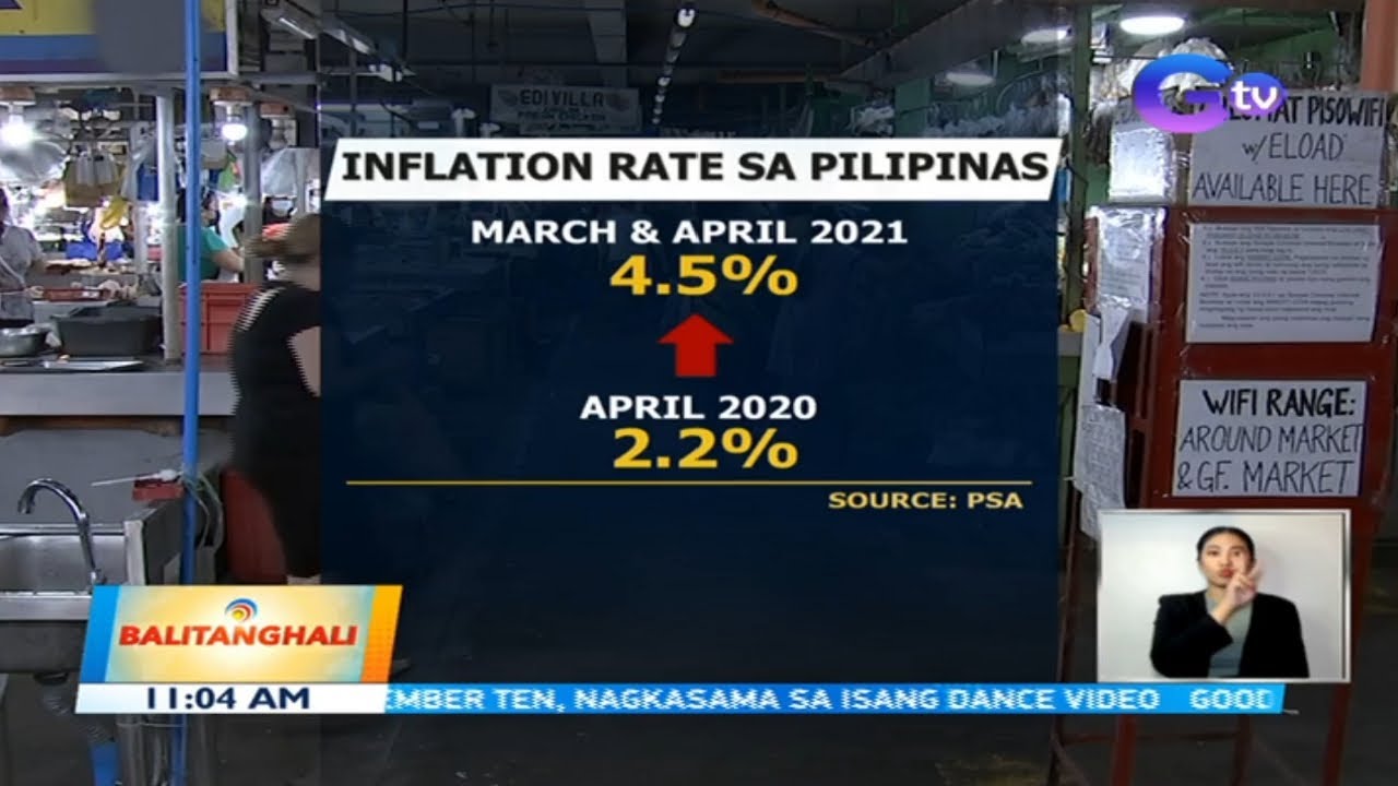 Inflation flat at 4.5% in April —PSA | BT - YouTube