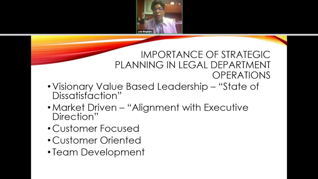 Importance of Strategic Planning in a Legal Department [PREVIEW] - YouTube
