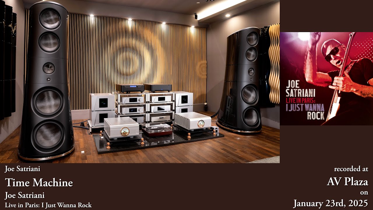 Joe Satriani: Time Machine | Magico M9 , Dan D'Agostino M550 , CH M10 ...