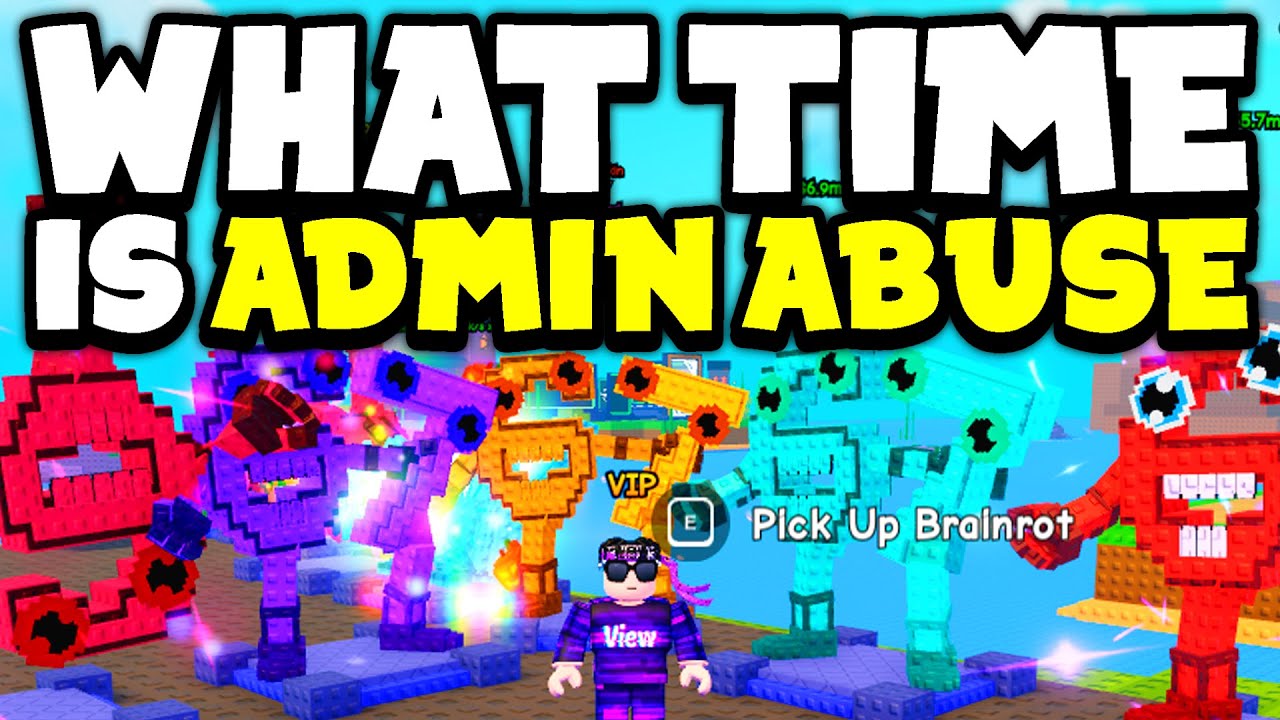 What time is ADMIN ABUSE Today in Plants Vs Brainrots Roblox - YouTube