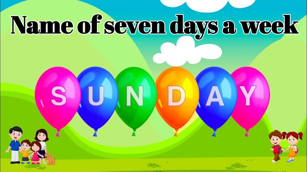 "Learn the 7 Days of the Week | Fun Learning for Babies & Toddlers ...