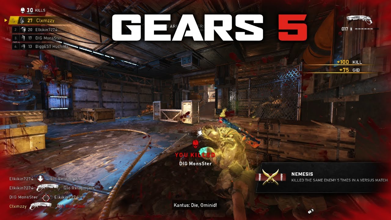ITS not easy winning a game with lag spike - Gears of war 5. - YouTube