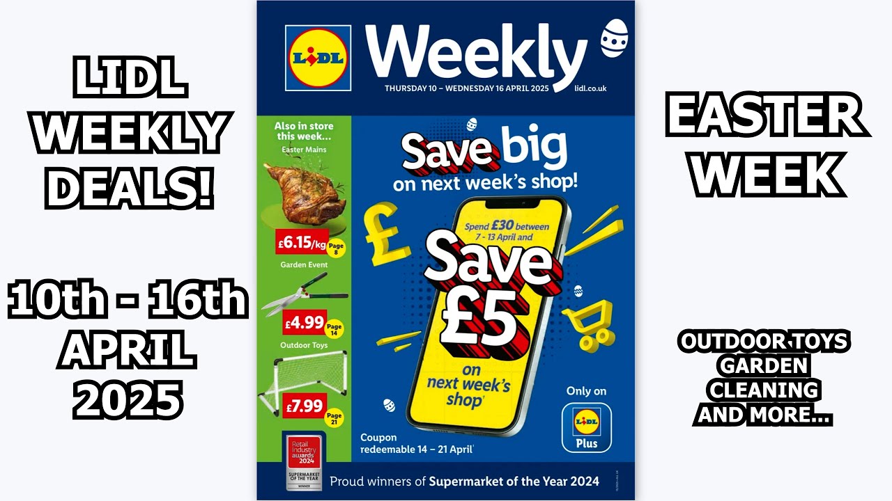 Lidl Weekly Deals 10th - 16th April 2025 Easter Week - YouTube