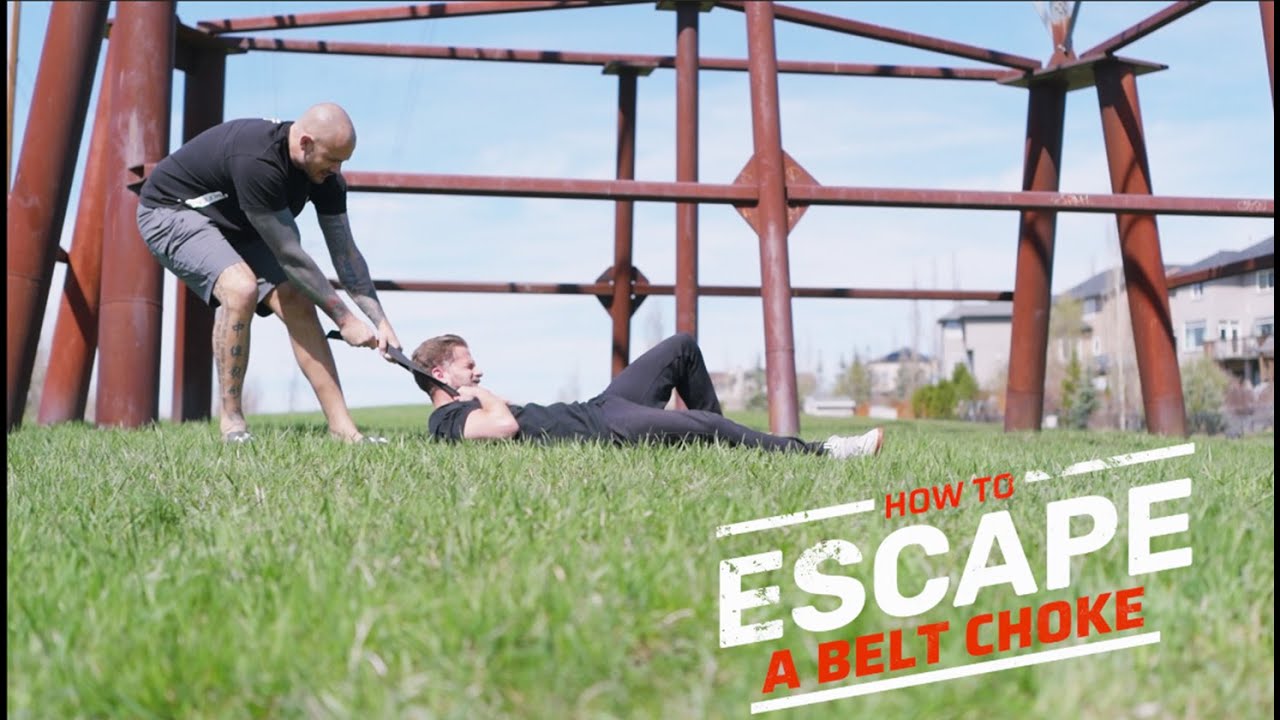 How To Escape A Belt Choke - YouTube