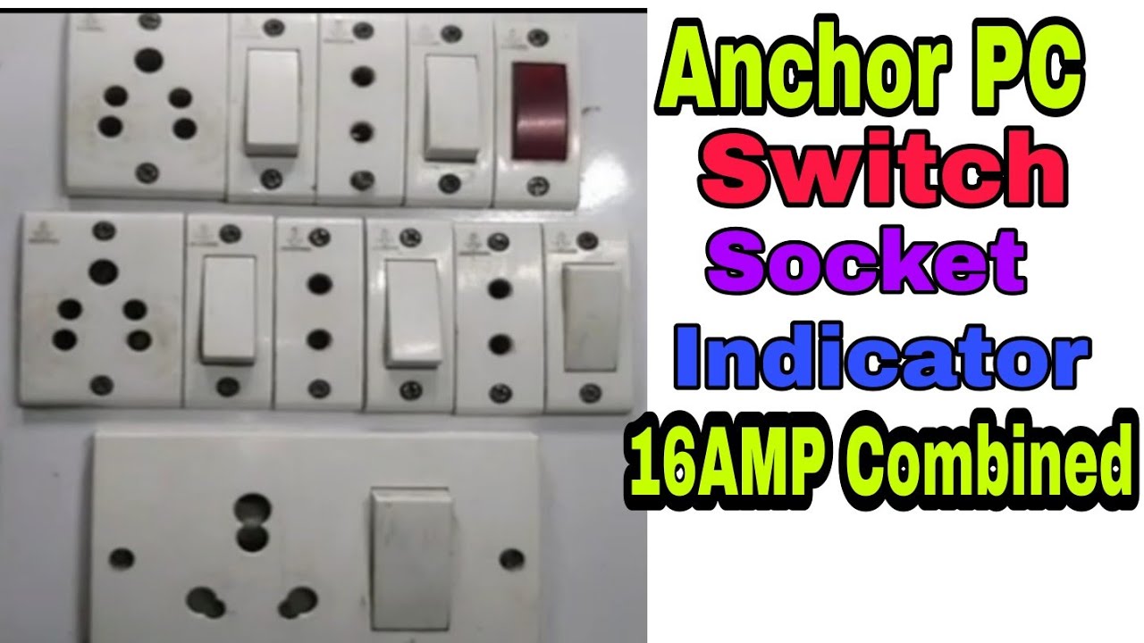 Anchor PC Switch, Socket, Indicator and 16 AMP Combined Review/Anchor ...