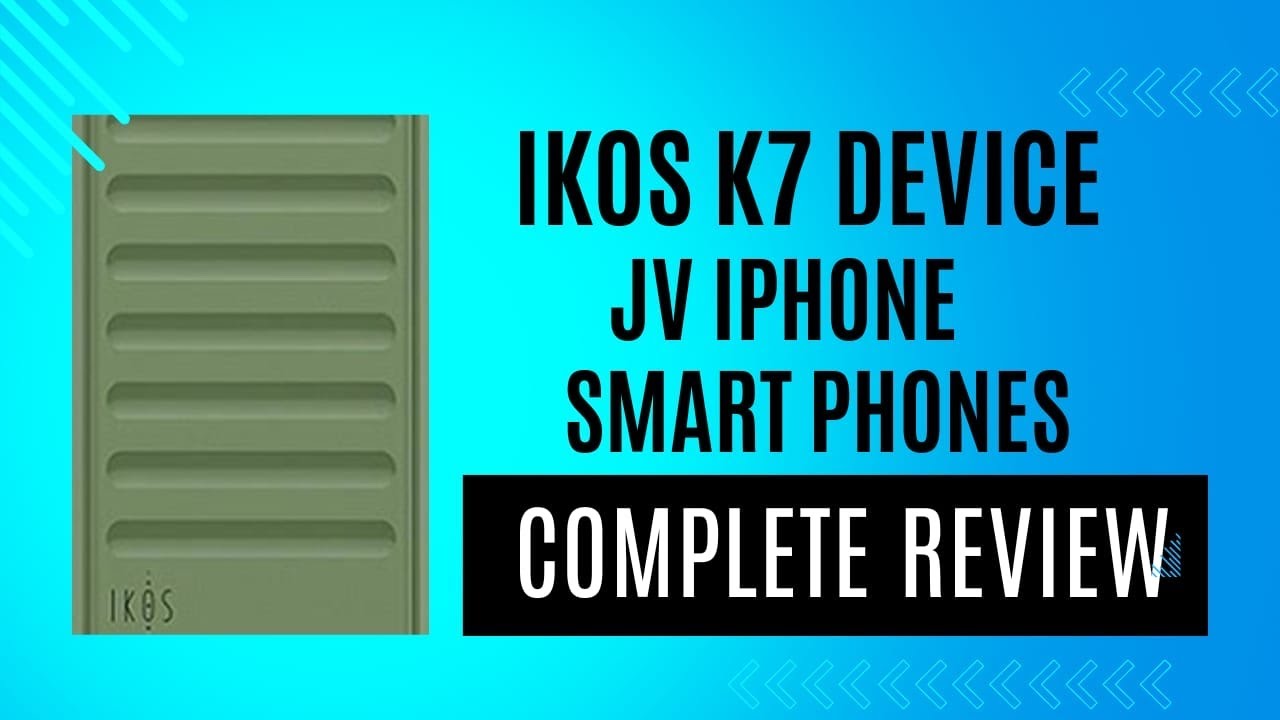 Ikos k7 device complete review by manufacturer. #iphone #ikos #jvphones ...