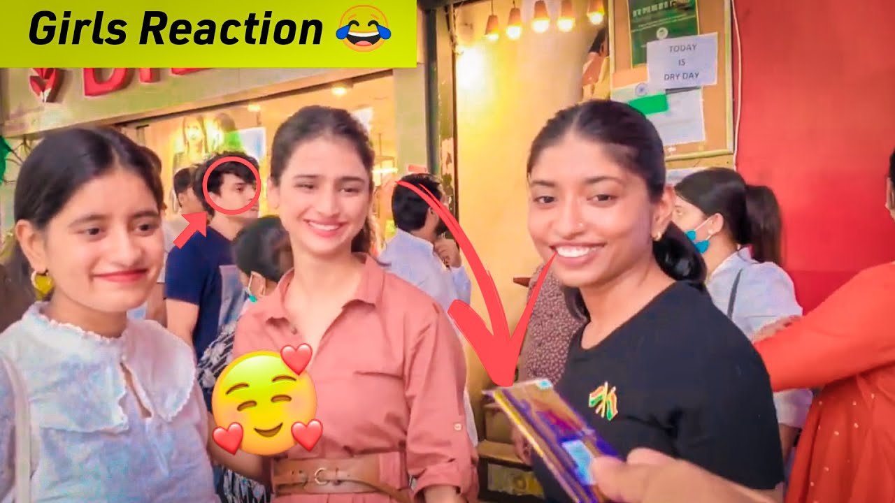 Girl's Reaction 😱। Making Girls Smile 🥰।| Epic Reaction || Real A1 ...