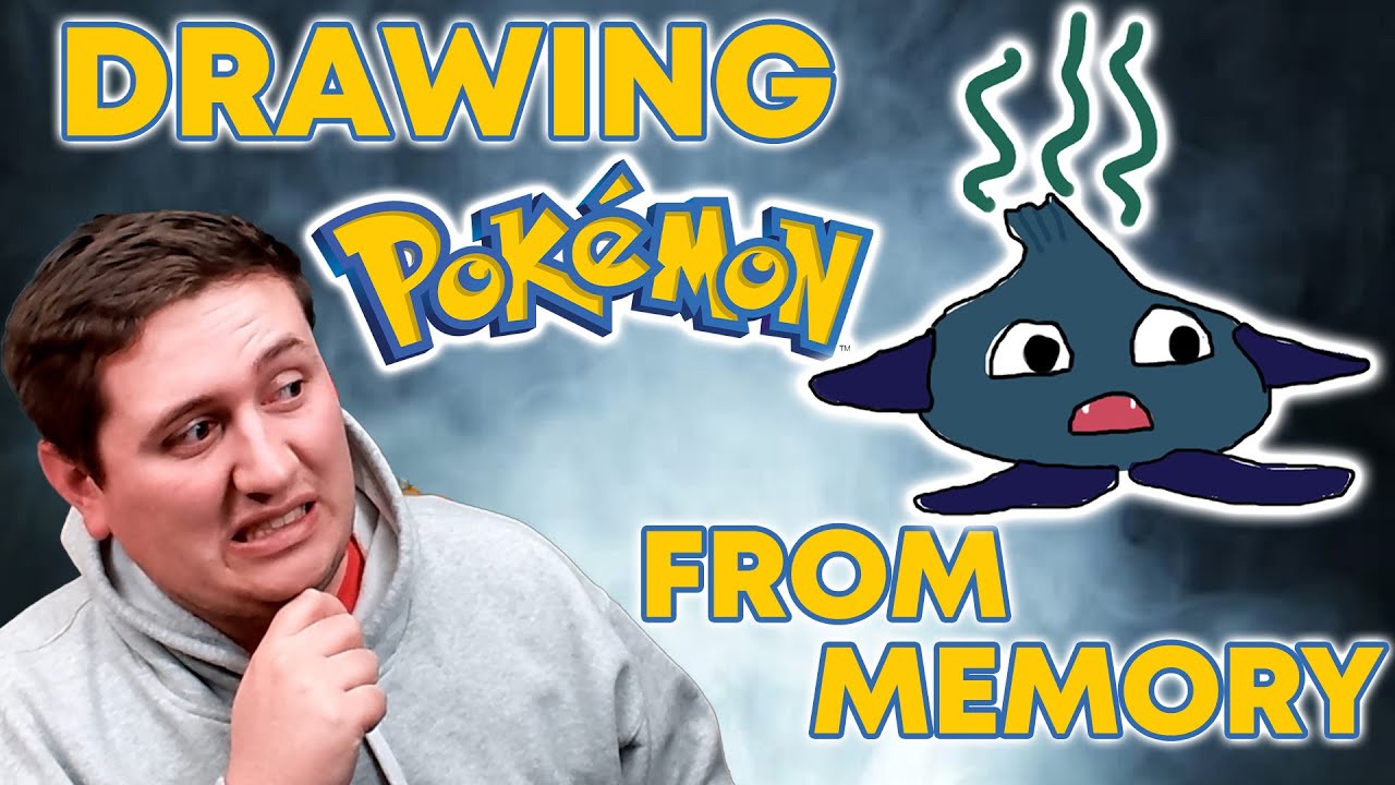 Drawing Random Pokemon From Memory - YouTube