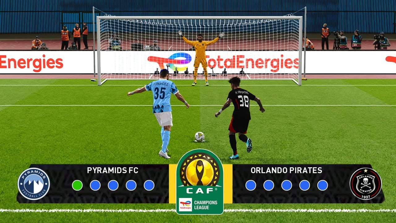 🔴PYRAMIDS FC vs ORLANDO PIRATES PENALTY SHOOT OUT⚽SEMIFINAL CAF ...