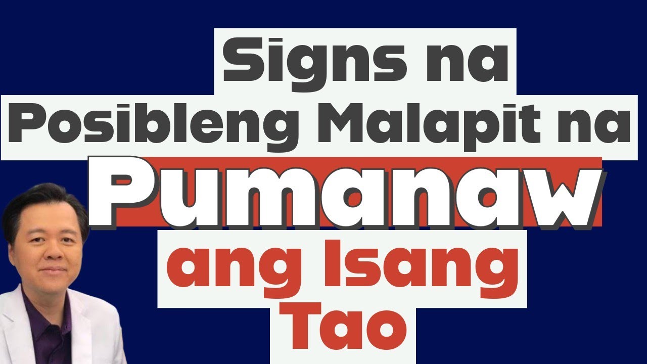 Signs na Posibleng Malapit na Pumanaw ang Tao . - YouTube