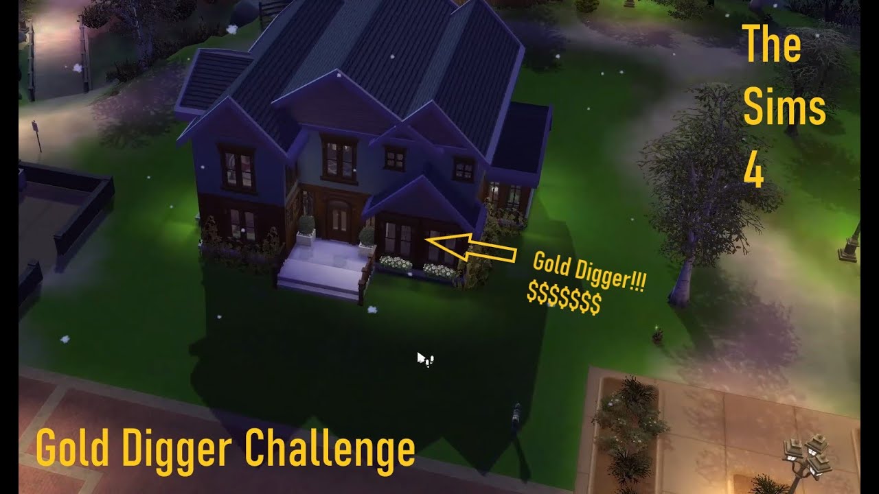 The Sims 4 Millionaire Gold Digger Challenge |Works In Progress| - YouTube