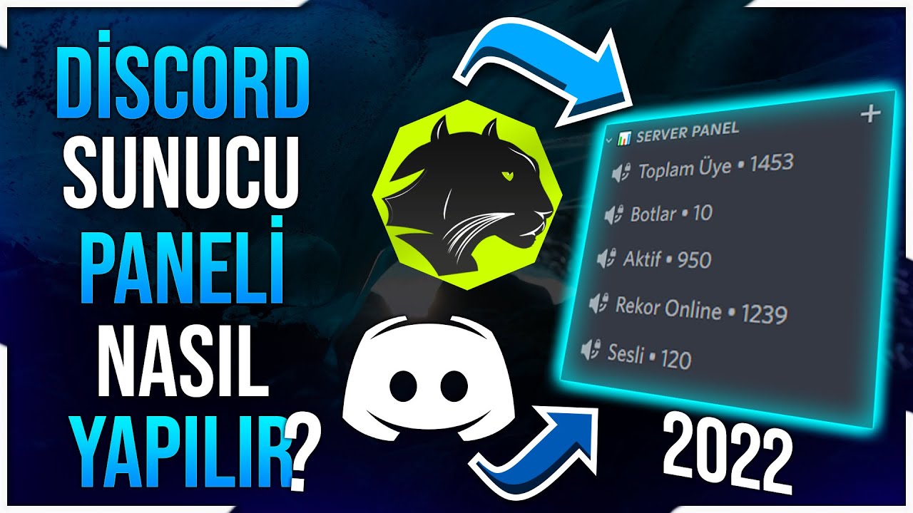 DİSCORD SUNUCU PANELİ (İSTATİSTİK) NASIL YAPILIR? - DİSCORD ST-AT BOT ...