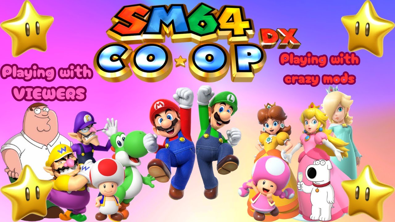 Sm64 Co Op Dx4 Playing With Viewers Youtube