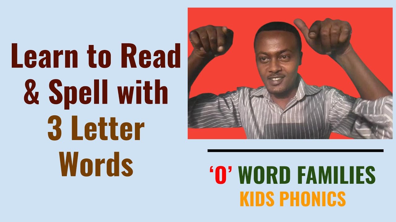 Learn to Read and Spell with 3 Letter Words: Blending with 'o' Word ...