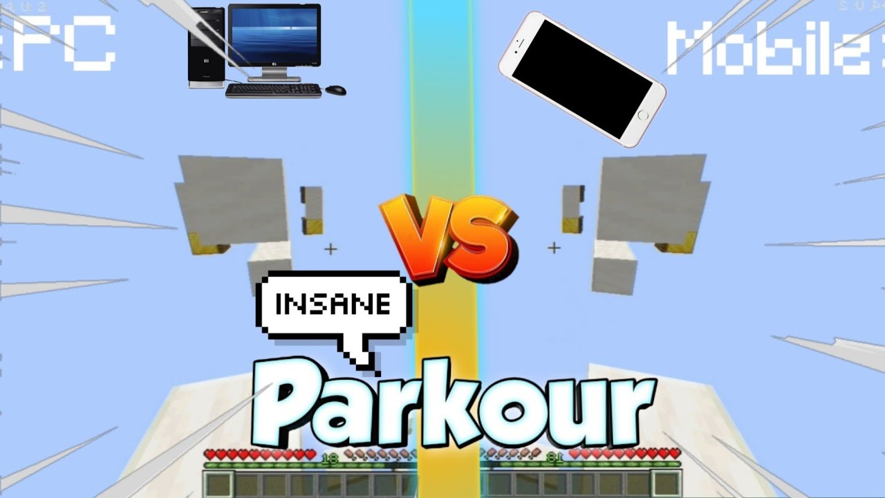 **NON-STOP** | PC vs Mobile Parkour | Insane Parkour* - YouTube