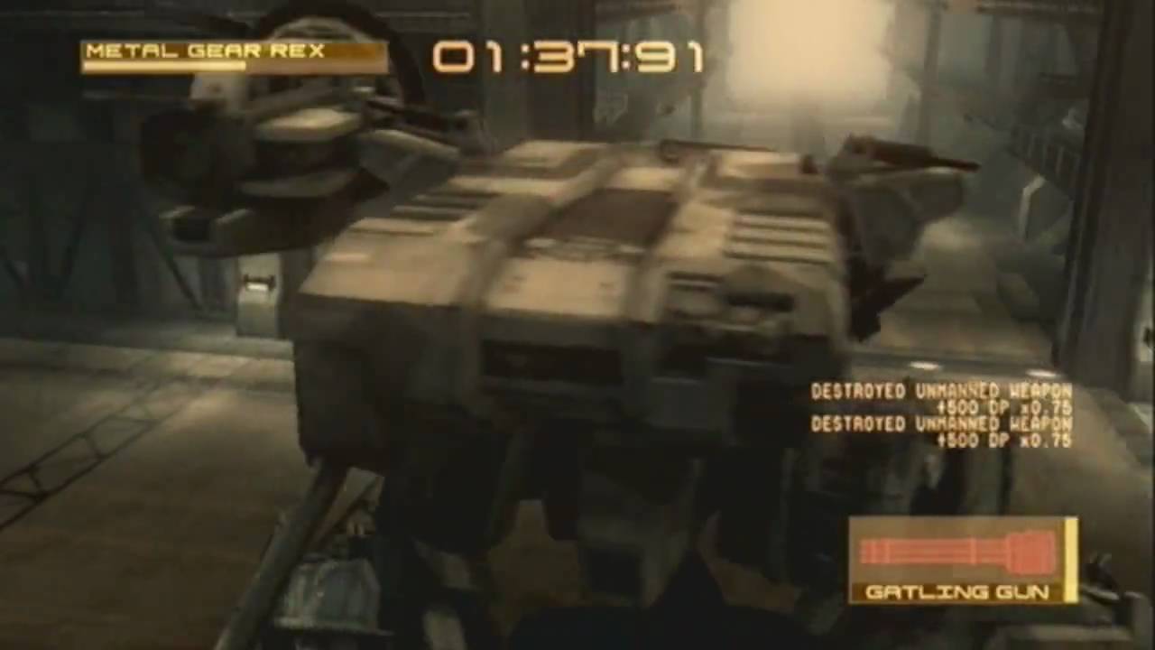Metal Gear Solid 4 walkthrough 056 Surface Tunnel + Rex vs Ray - YouTube