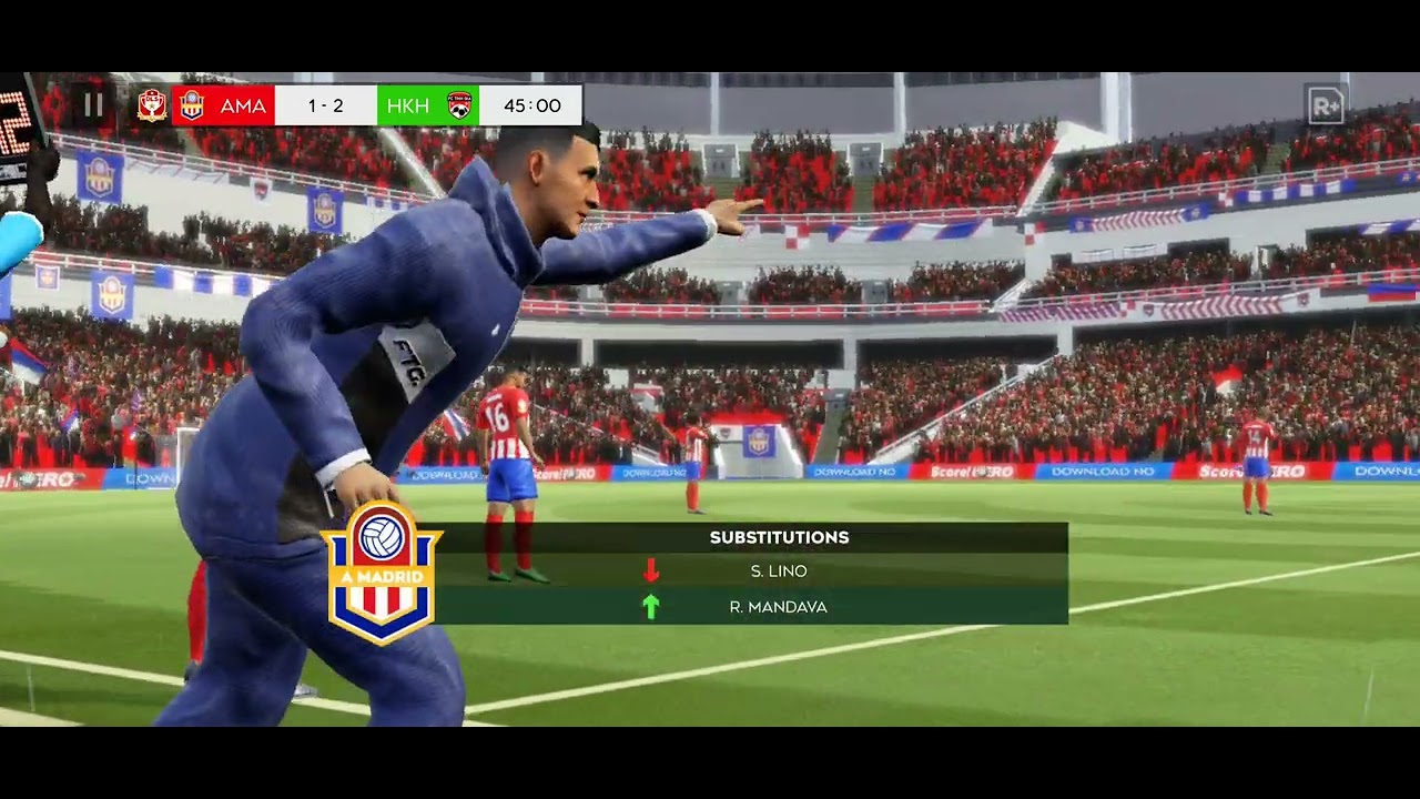 Dream FC vs Atlético Madrid : DLS 2024 (Gameplay) - YouTube