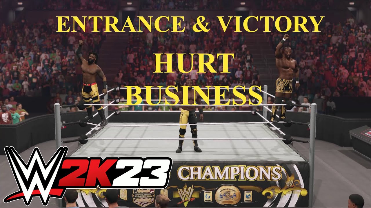WWE 2K23 Custom 3 Men Entrance & Victory Hurt Business (Lashley ...