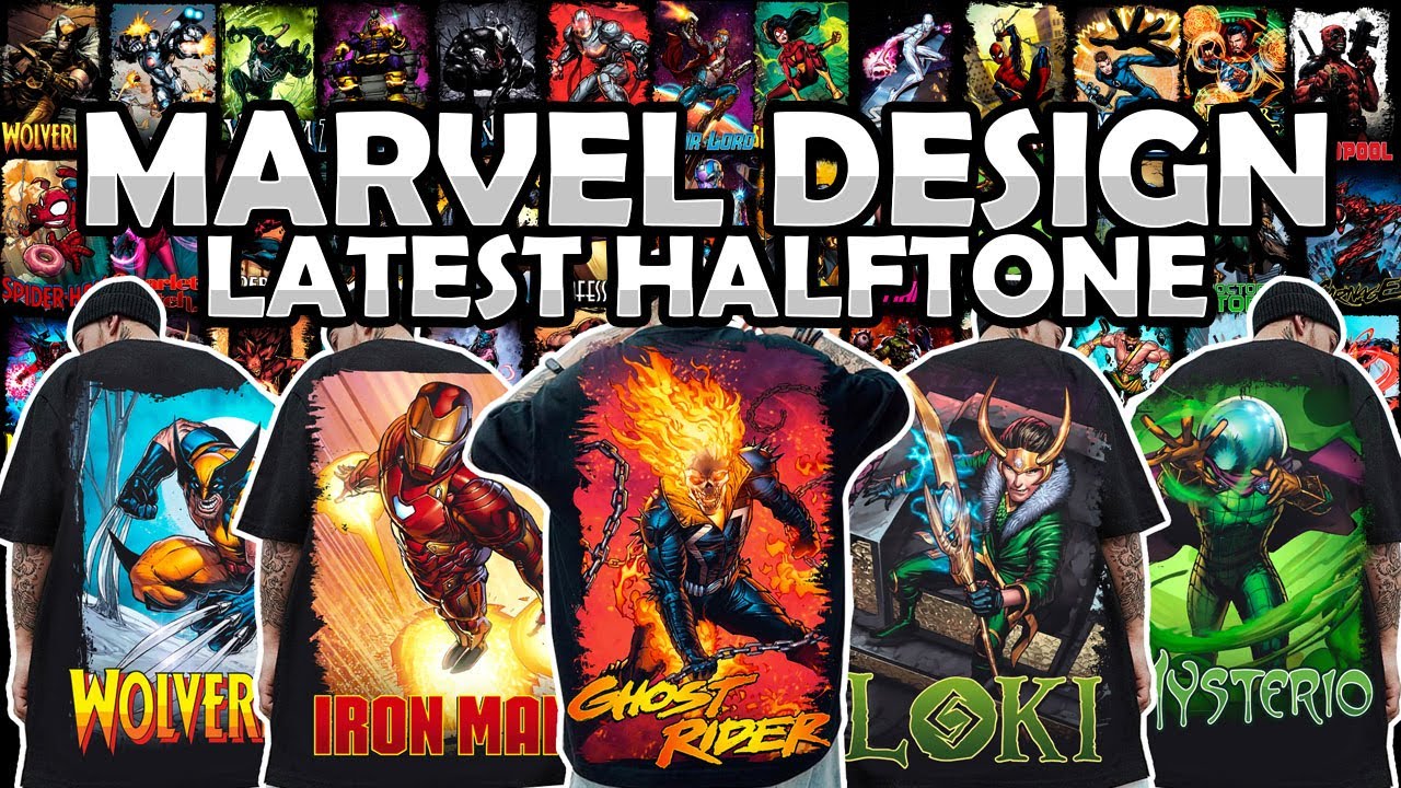 MEMBER MARVEL DESIGN HALFTONE - YouTube
