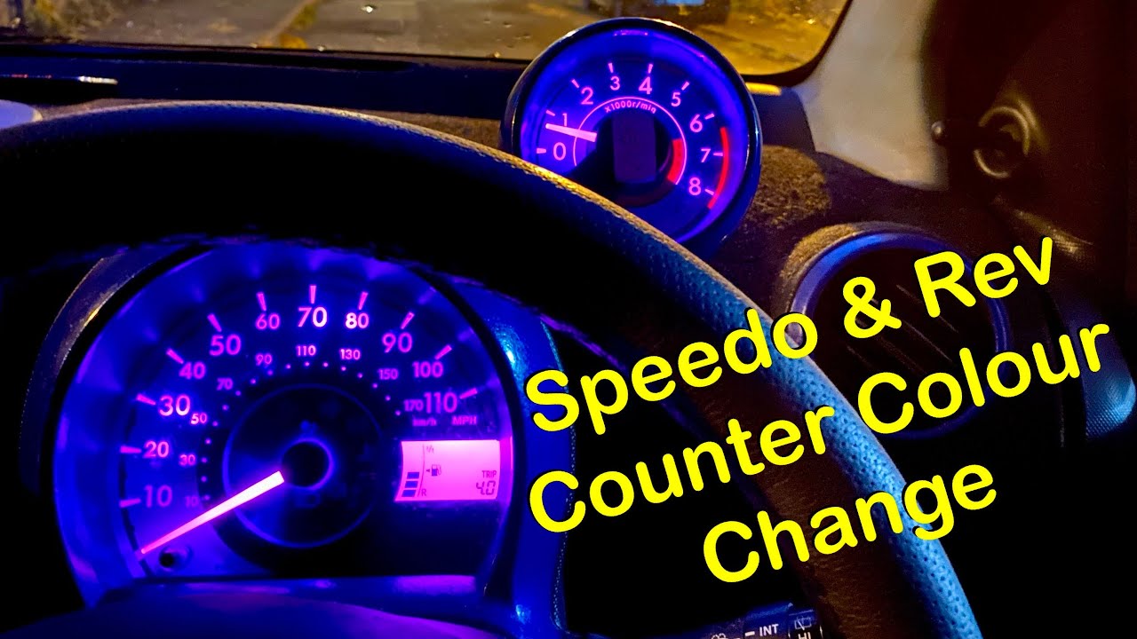 CityBug Speedo Colour Change Inc Rev Counter. Clocks Backlight SMD LED ...