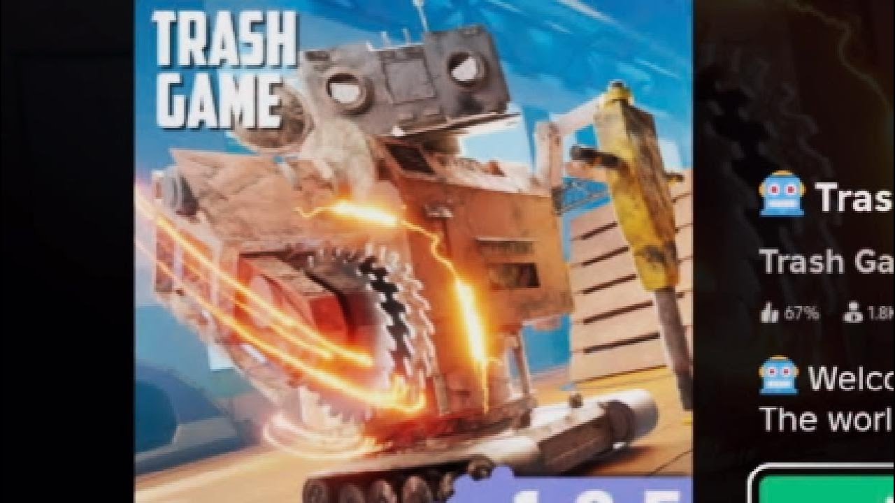 trash game 😎 - YouTube