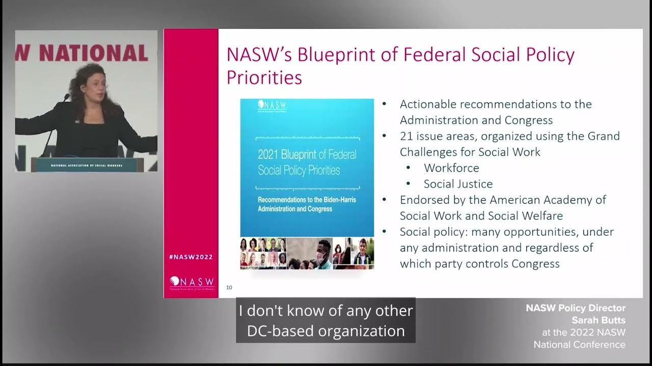 NASW's Blueprint of Federal Social Policy 2022 | National Association of Social Workers - YouTube