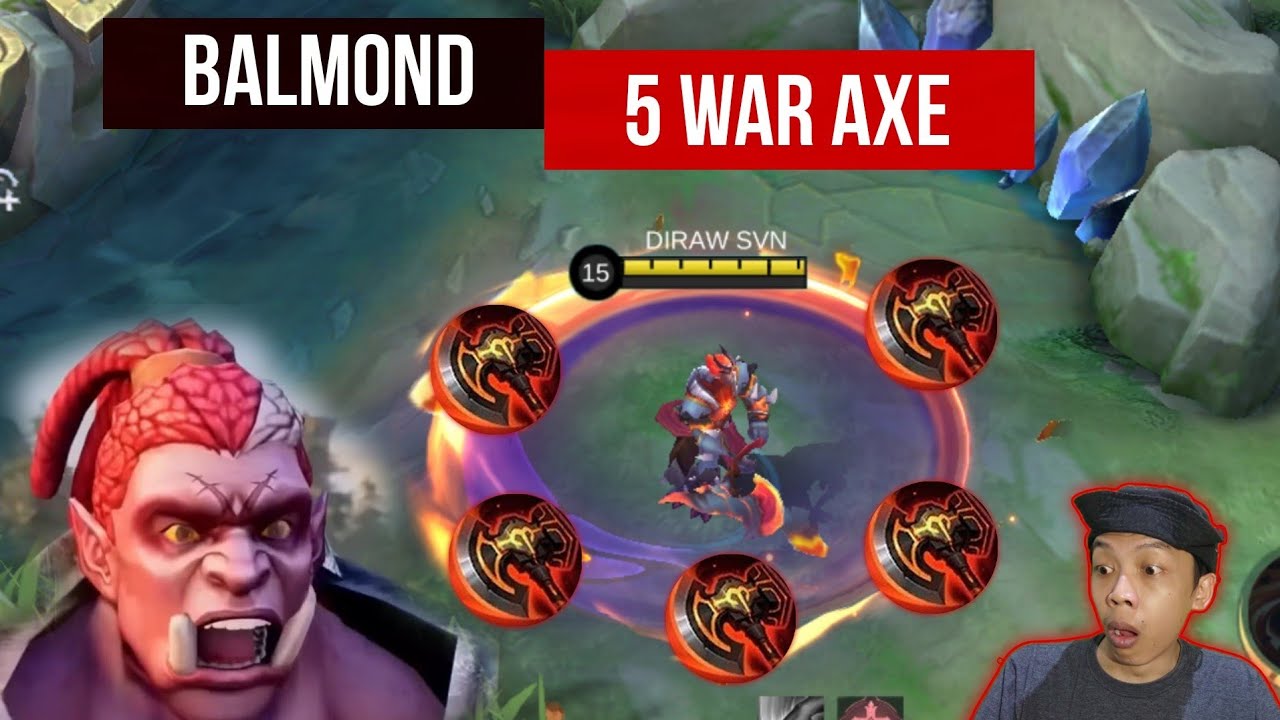 BALMOND 5 WAR AXE TERLALU SAKIT !!! Mobile legends - YouTube