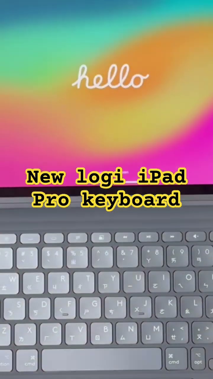 2024 new logi iPad Pro keyboard #piadpro #logi#apple#appleipad# ...