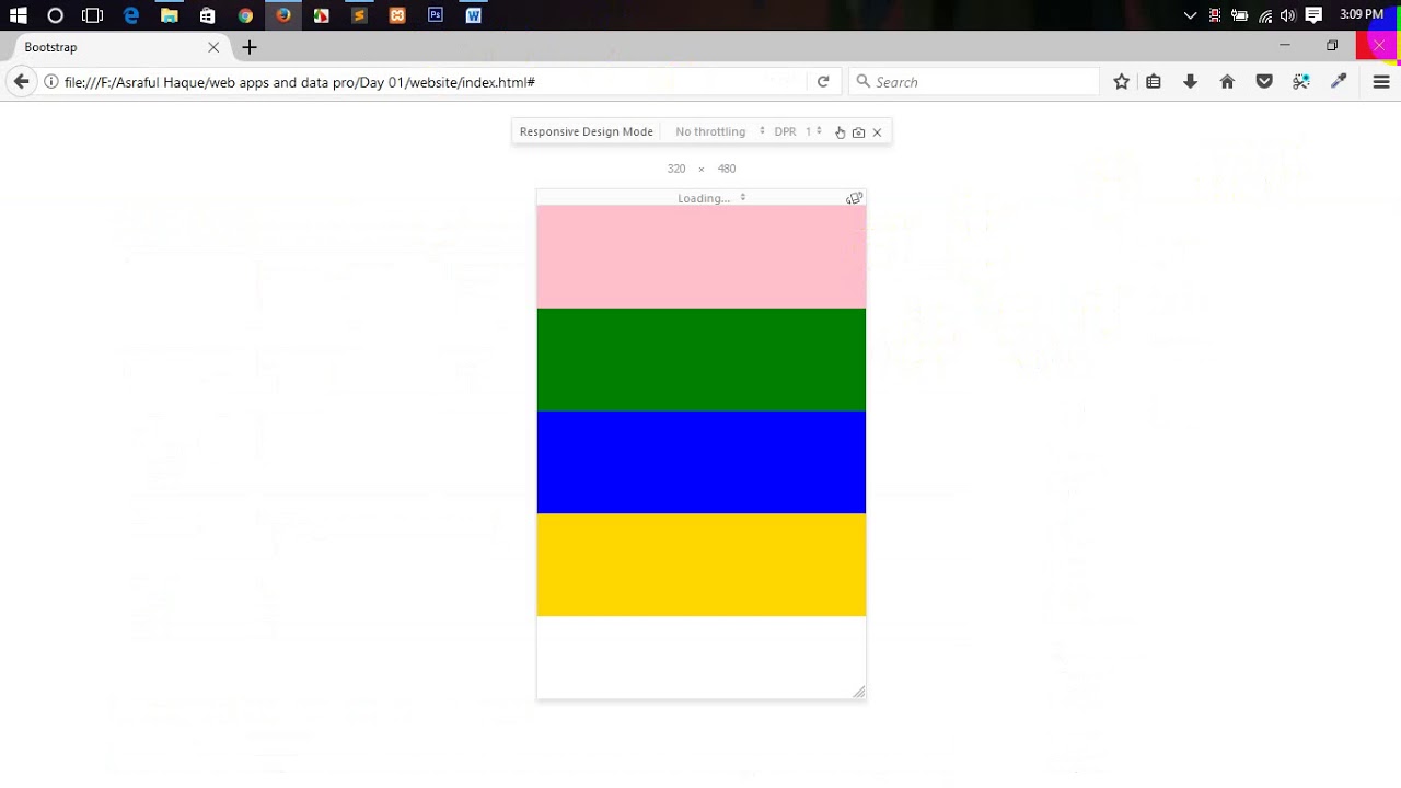 Professional Bootstrap part 33 lg, md, sm, xs - YouTube