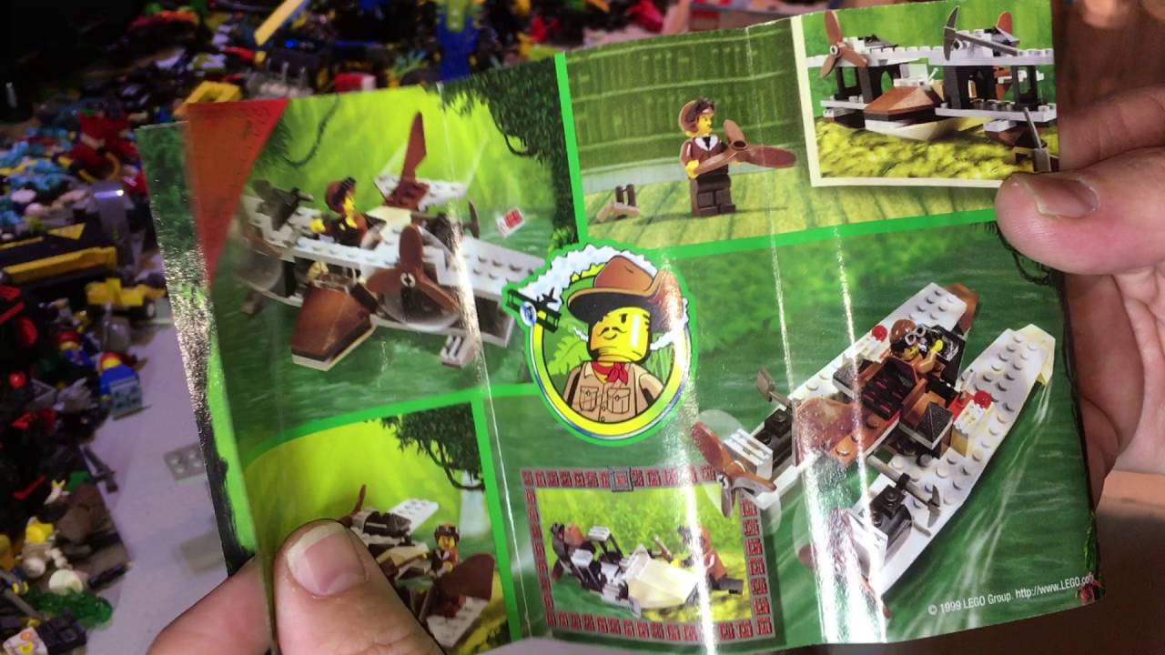 Vintage Lego review set 5925 Pontoon Plane. - YouTube