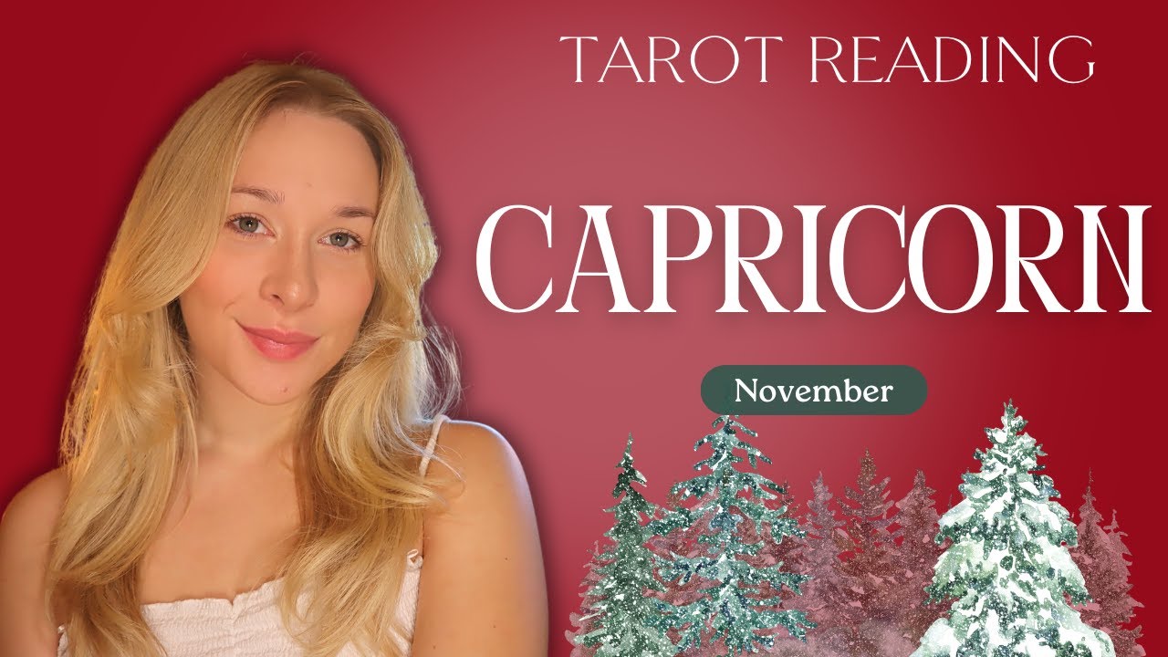 Capricorn ♑️ WATCH THIS BEFORE THE END OF NOVEMBER 🌟🐐 - YouTube