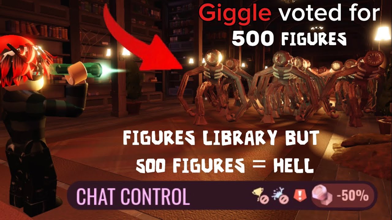 Roblox Doors | Figures Library but HELL | Figures Library but with 500 ...
