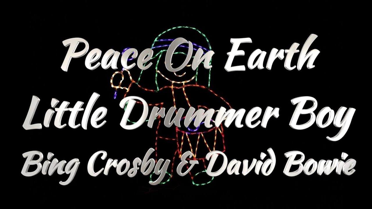 Bing Crosby & David Bowie - Peace On Earth Little Drummer Boy (KARAOKE ...