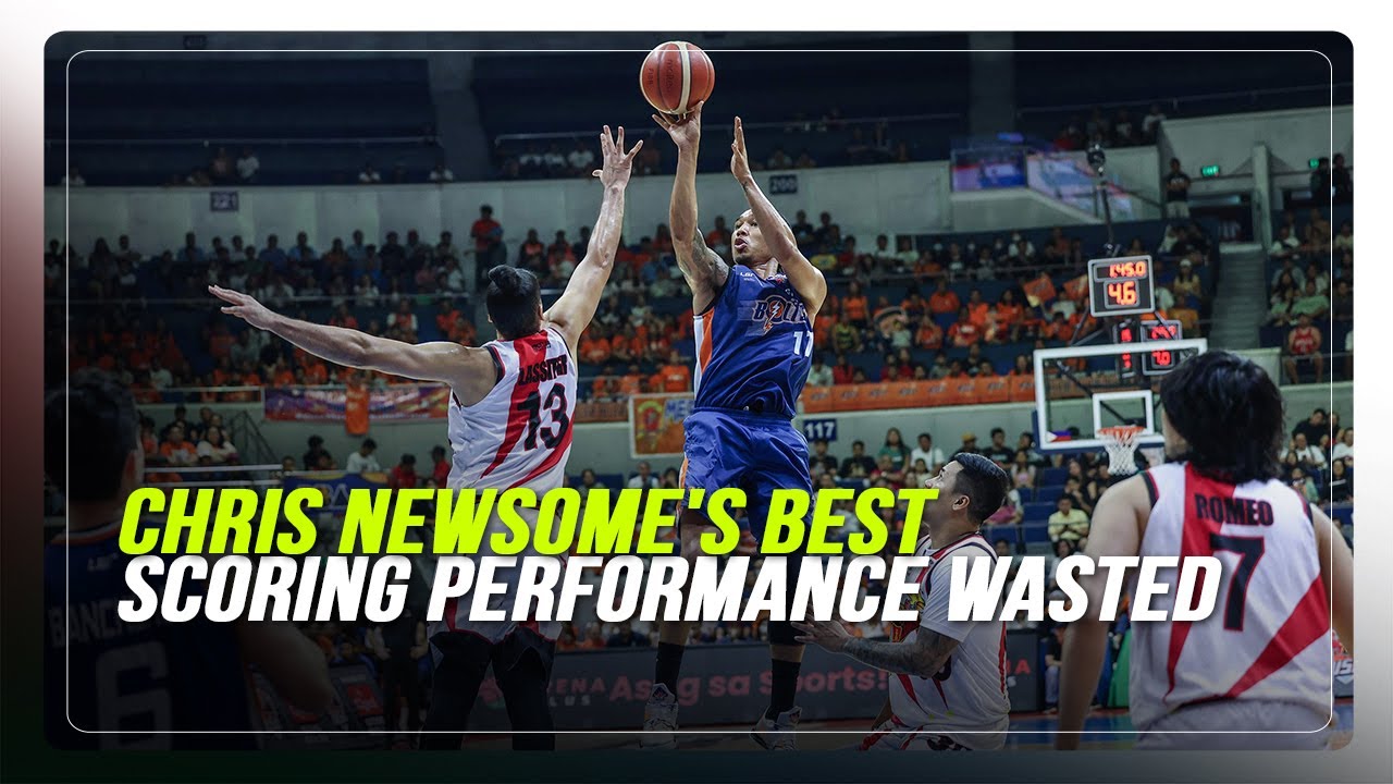 Chris Newsome's 40-point explosion wasted as Meralco suffers loss | ABS ...