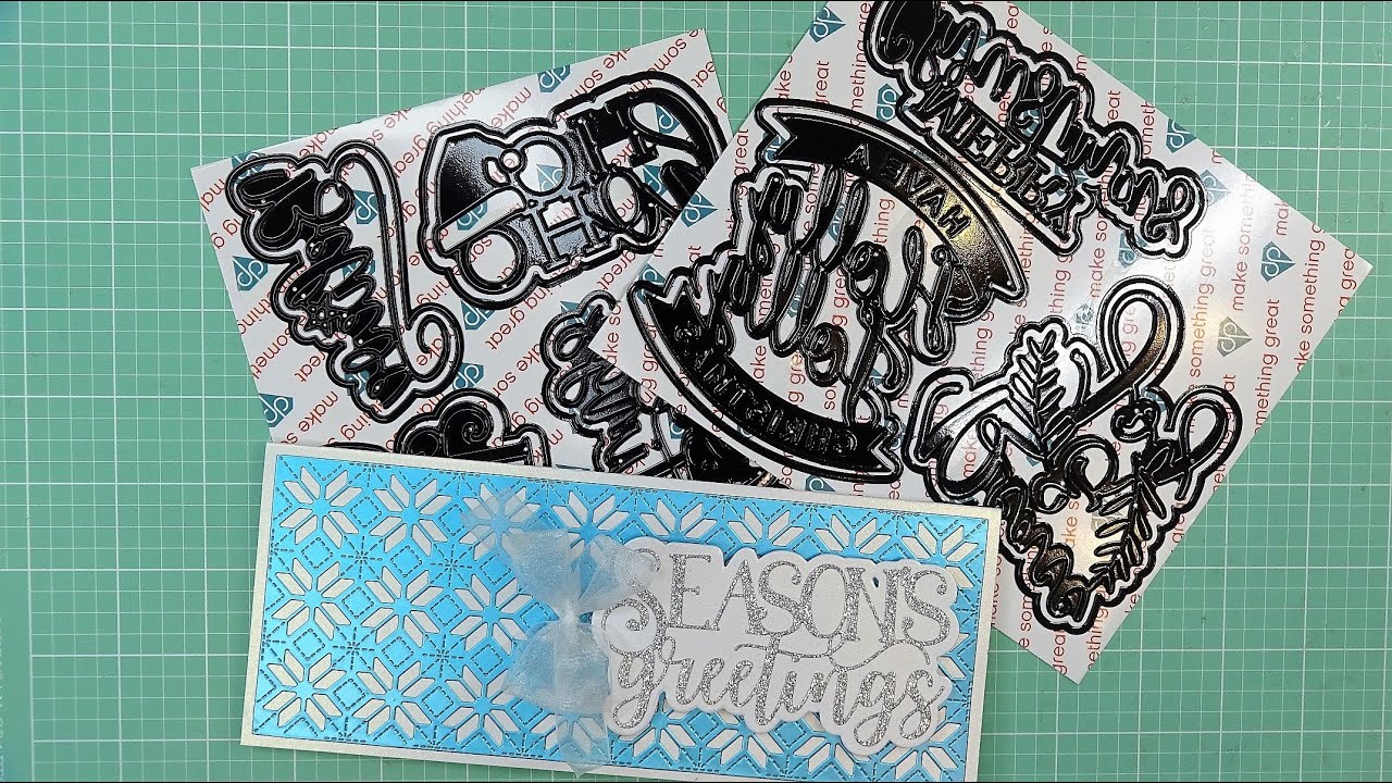 Diamond Press "Season's Greetings" Sentiments Die Set Now Available ...