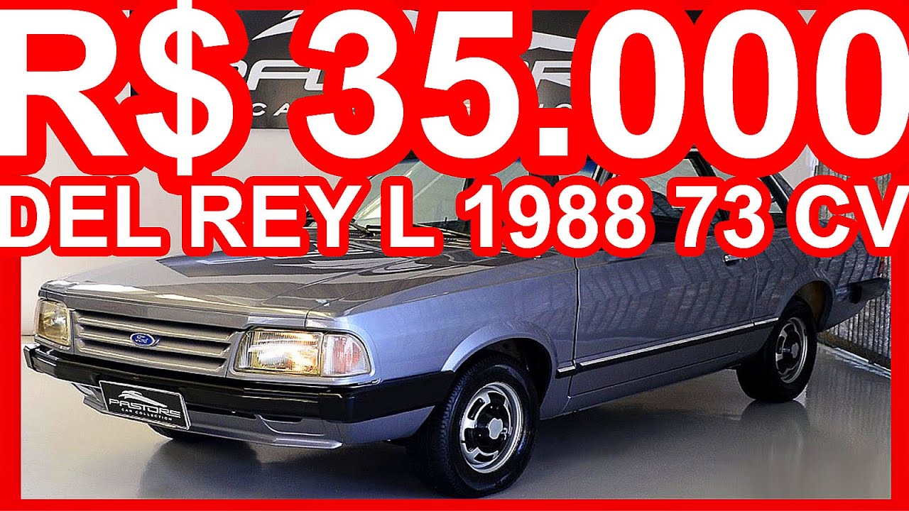PASTORE R$ 35.000 Ford Del Rey L 1988 Prata MT5 CHT Álcool 73 cv #FORD ...