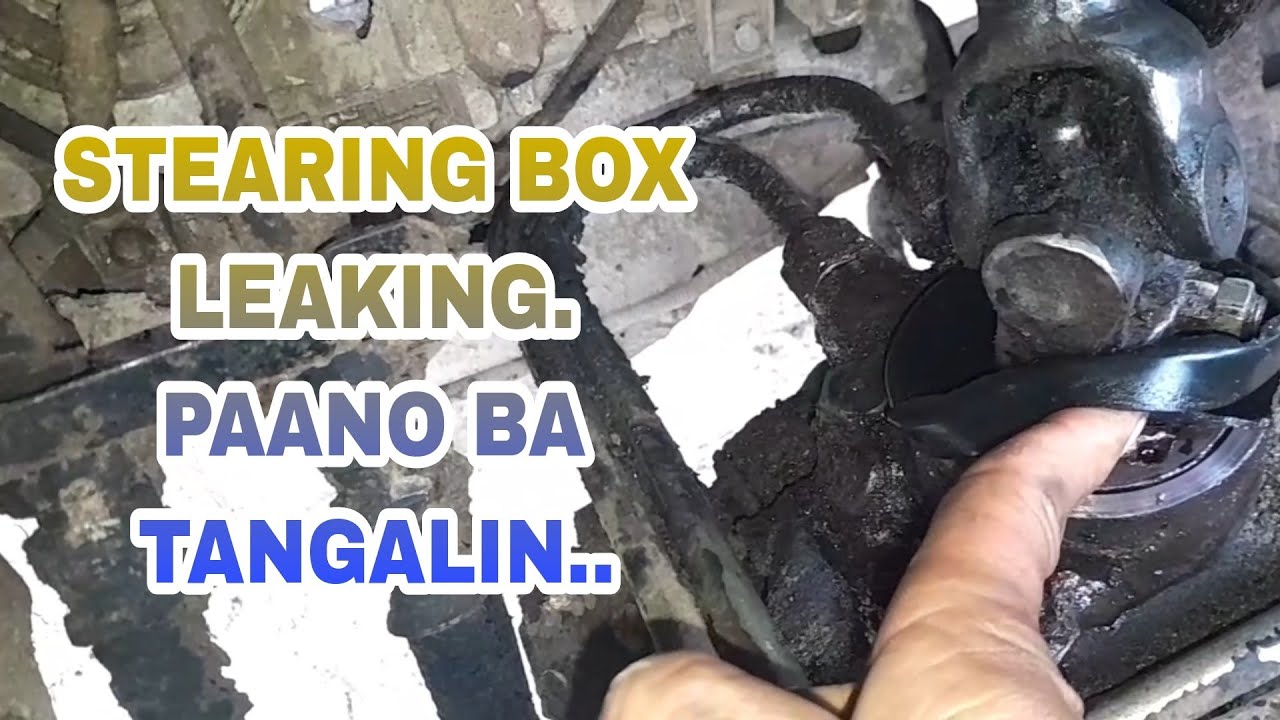 REPLACE STEARING BOX OIL SEAL. ISUZU. - YouTube