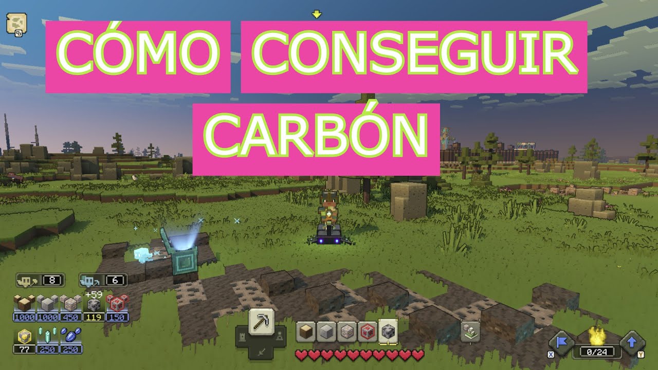 Cómo Conseguir CARBÓN en Minecraft Legends, Guía, Tip, truco, Hulla ...