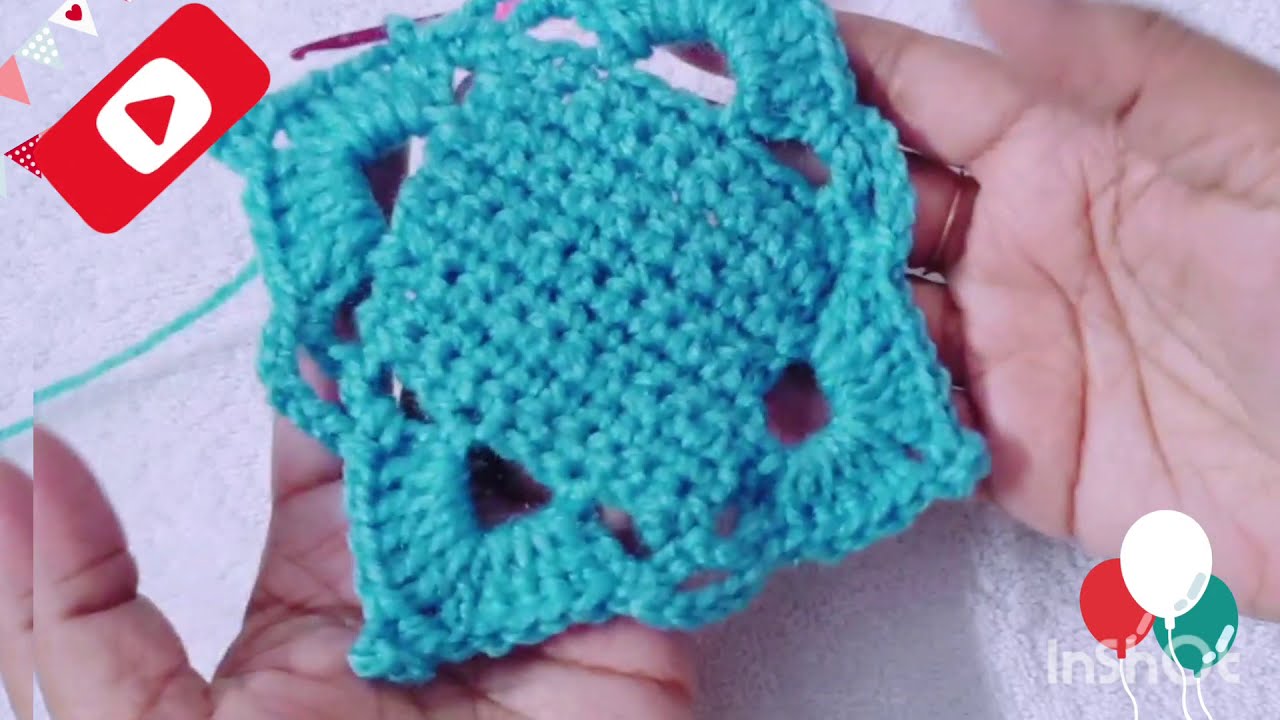 Crochet Tea /glass coasters - YouTube
