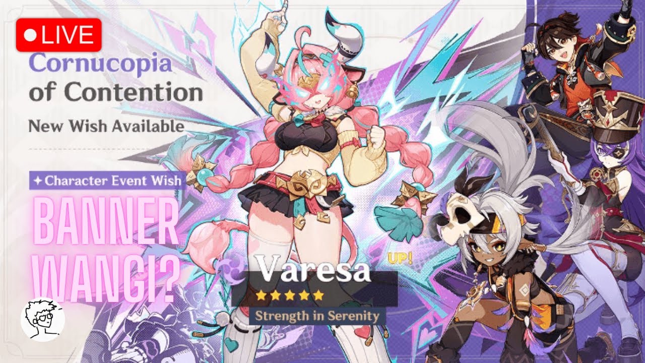 🔴【LIVE】Banner Varesa Worth it Di Gacha? Atau Save Xilo? | Top Up di ...