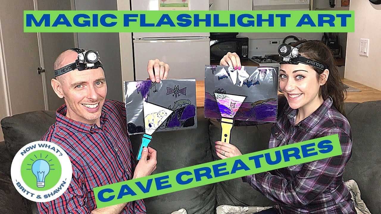 Magic Flashlight Art for Kids- Cave Animals and Habitats | Educational ...
