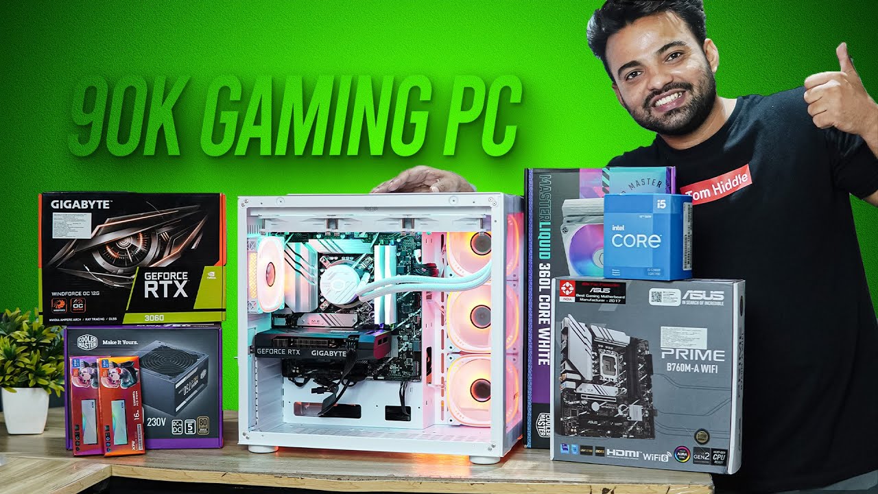 Rs 90000 Gaming & 4K Editing PC Build 2023 | Intel i5-12400F & RTX 3060 ...