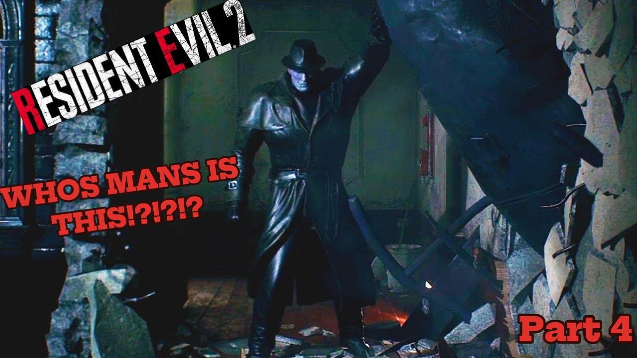 BIG BEHEMOTH MAN IS HERE........ Resident Evil 2 Part 4 - YouTube