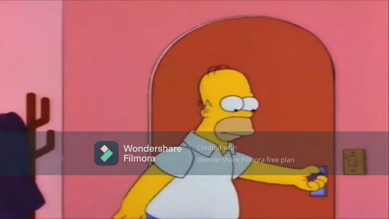Homer Simpson opens the door to VID of Doom - YouTube