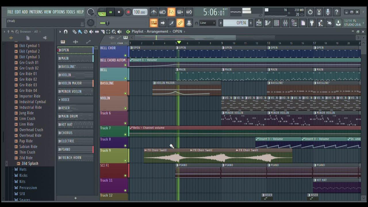 Fl studio | Awesome Beat | Sytrus and MiniSynth. - YouTube