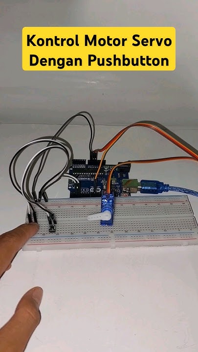 Kontrol Motor Servo Dengan Pushbutton Arduino Arduinoproject Arduinotutorial Servomotor